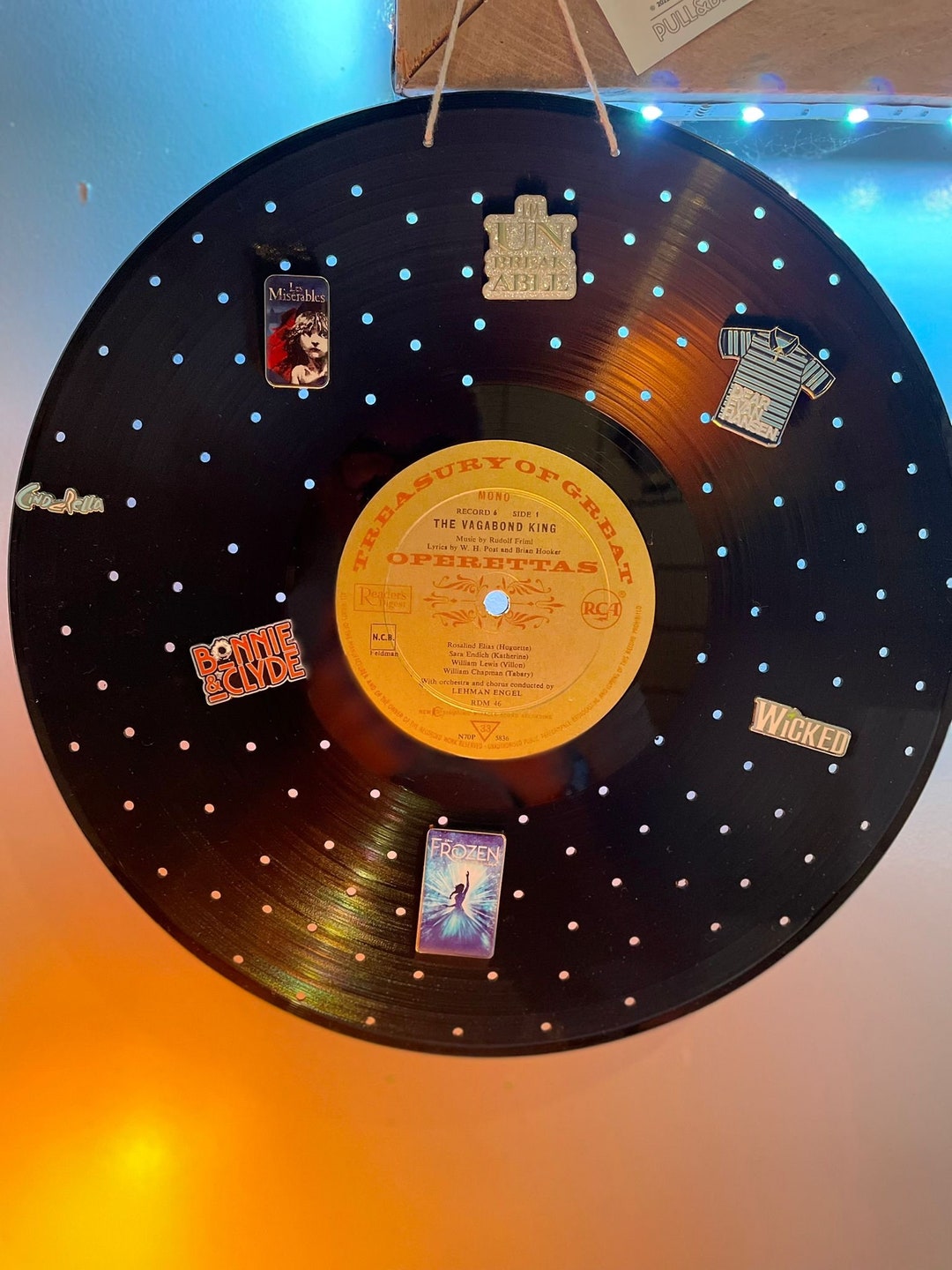 12” Vinyl Pin Badge Display - Etsy UK