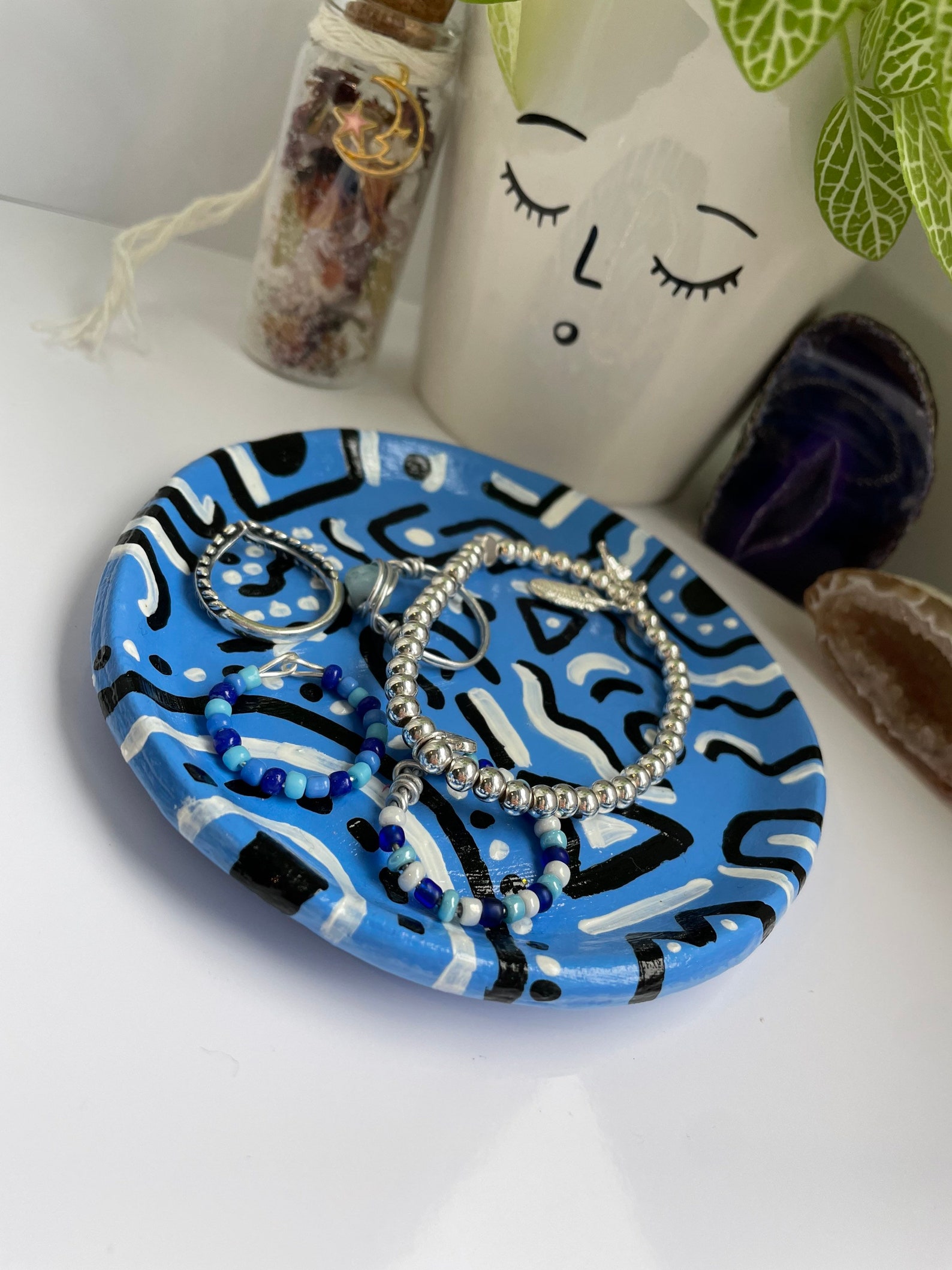 Trinket Dish Clay Trinket Dish Handmade Trinket Dish READ | Etsy UK