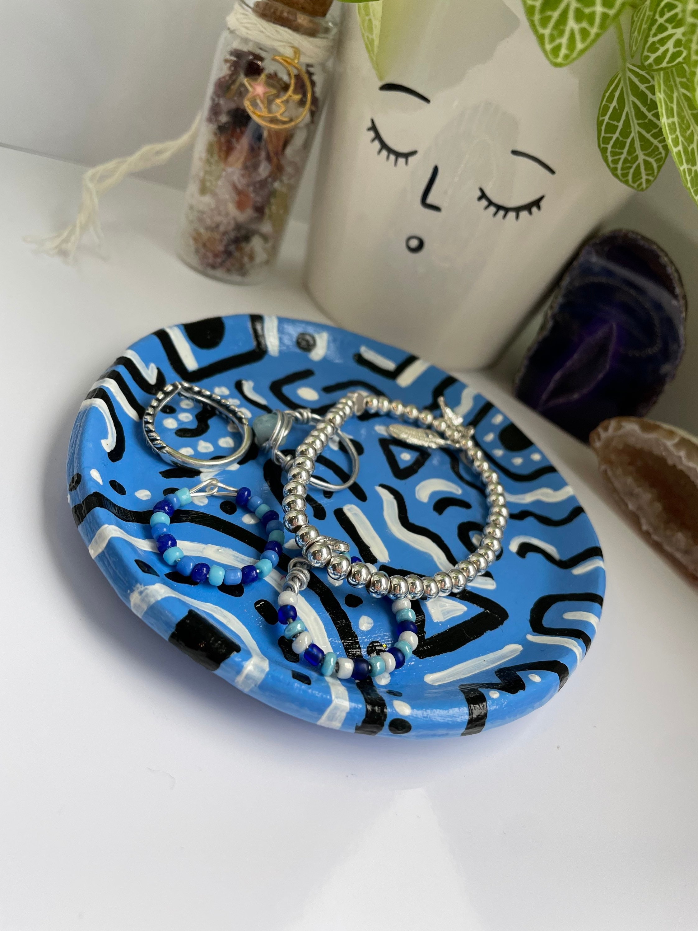 Trinket Dish Clay Trinket Dish Handmade Trinket Dish READ | Etsy UK