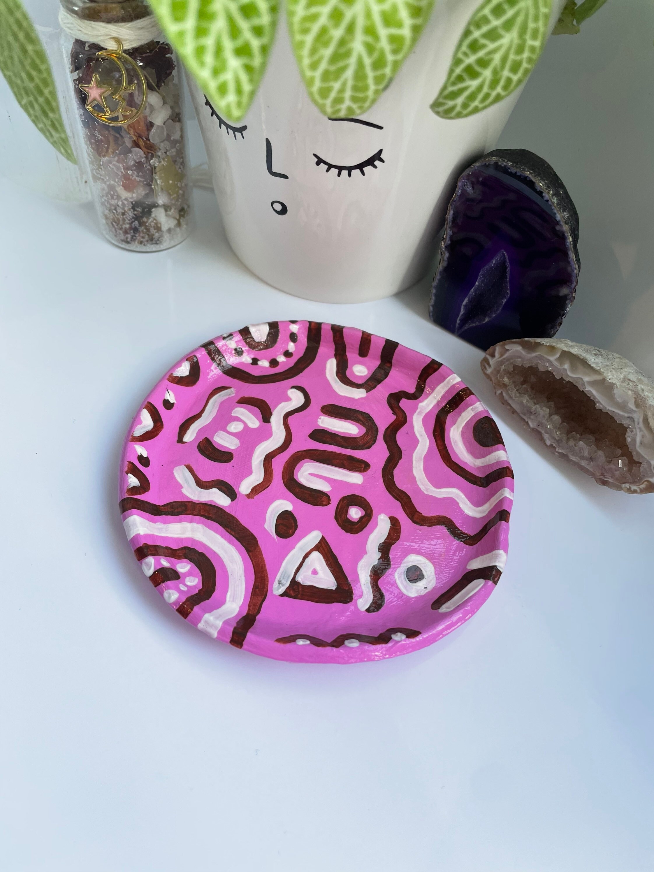 Trinket Dish Clay Trinket Dish Handmade Trinket Dish READ | Etsy UK