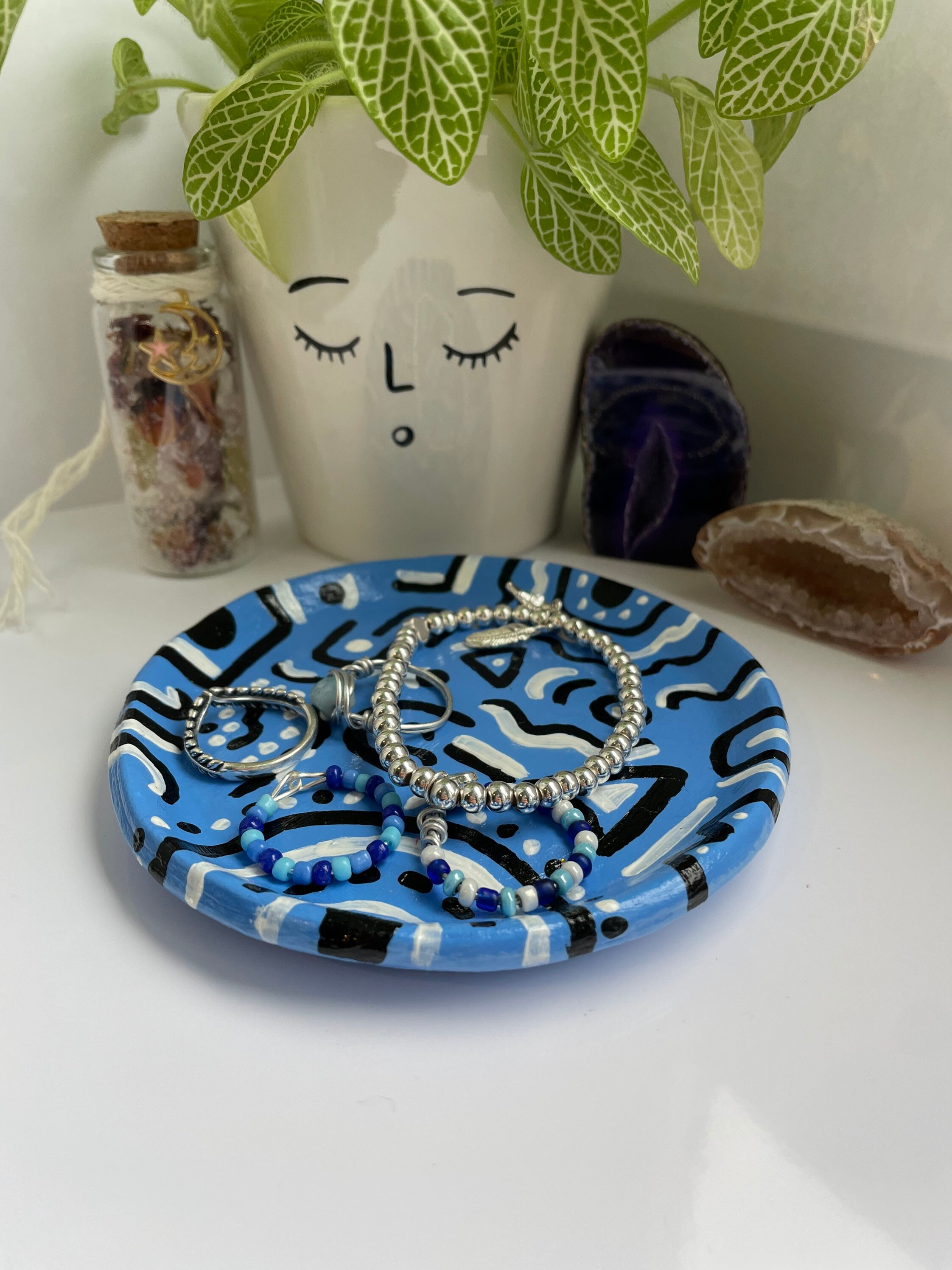 Trinket Dish Clay Trinket Dish Handmade Trinket Dish READ | Etsy UK