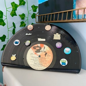 Vinyl Record Pin Badge Display - Etsy