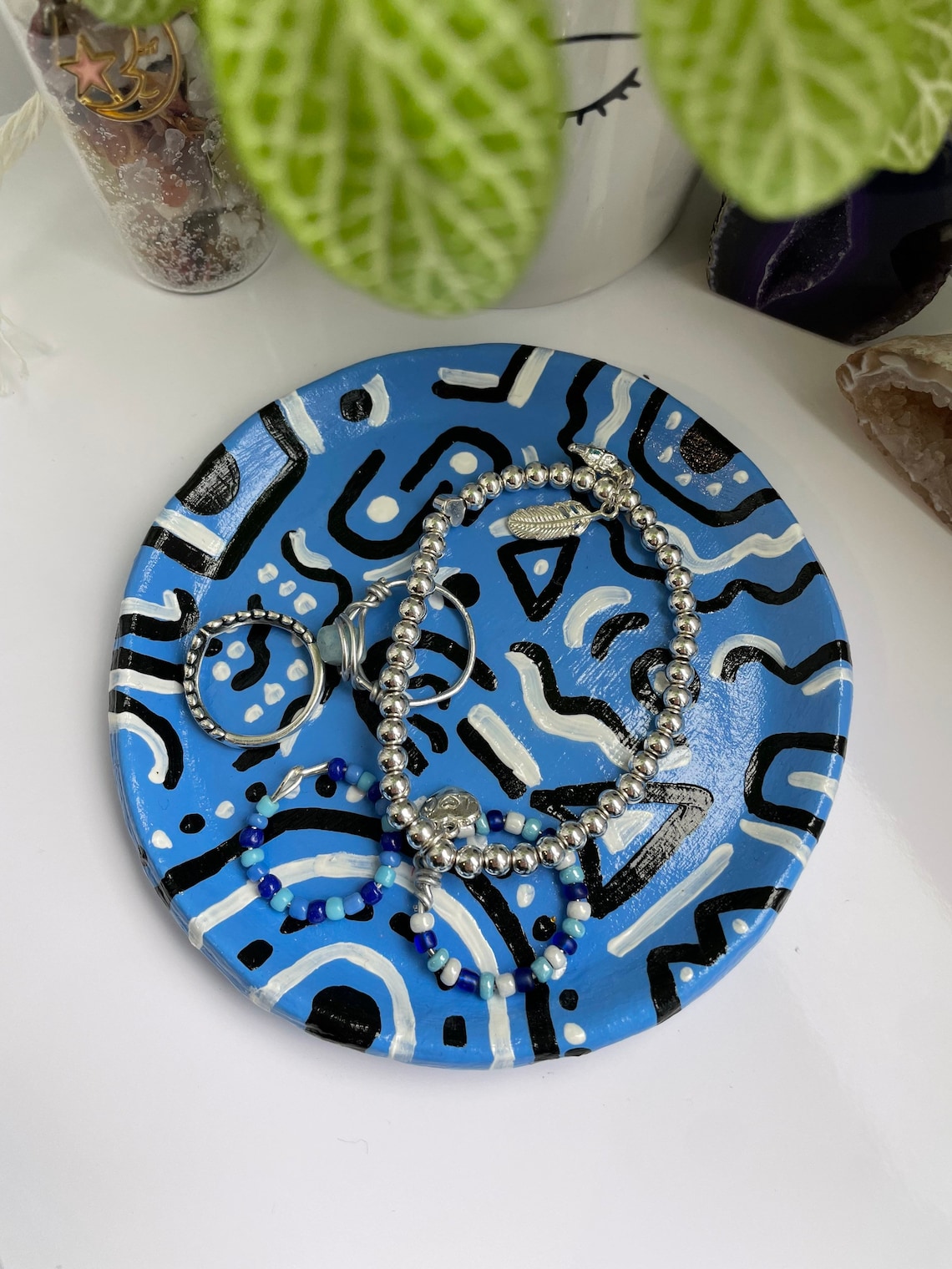 Trinket Dish Clay Trinket Dish Handmade Trinket Dish READ | Etsy UK