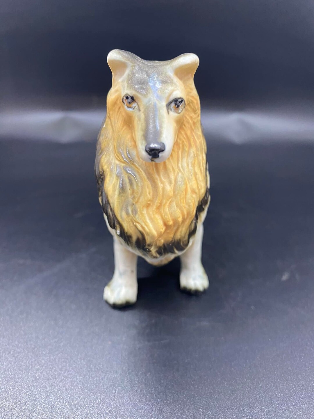 Ceramic Collie Figurine - Etsy