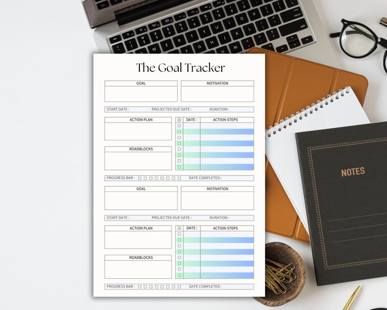 Printable Goal Planning, Goal Setting, Digital Goal Planner, Goal ...