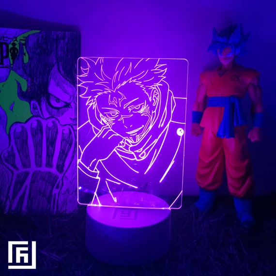 Jujutsu Kaisen Ryomen Sukuna Night Light LED Lamp 3D ANIME | Etsy