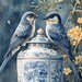 GICLEE Chinoiserie Print French Blue Chinoiserie Art Prints, Wall Decor ...