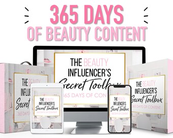 Beauty Blog Template - Etsy