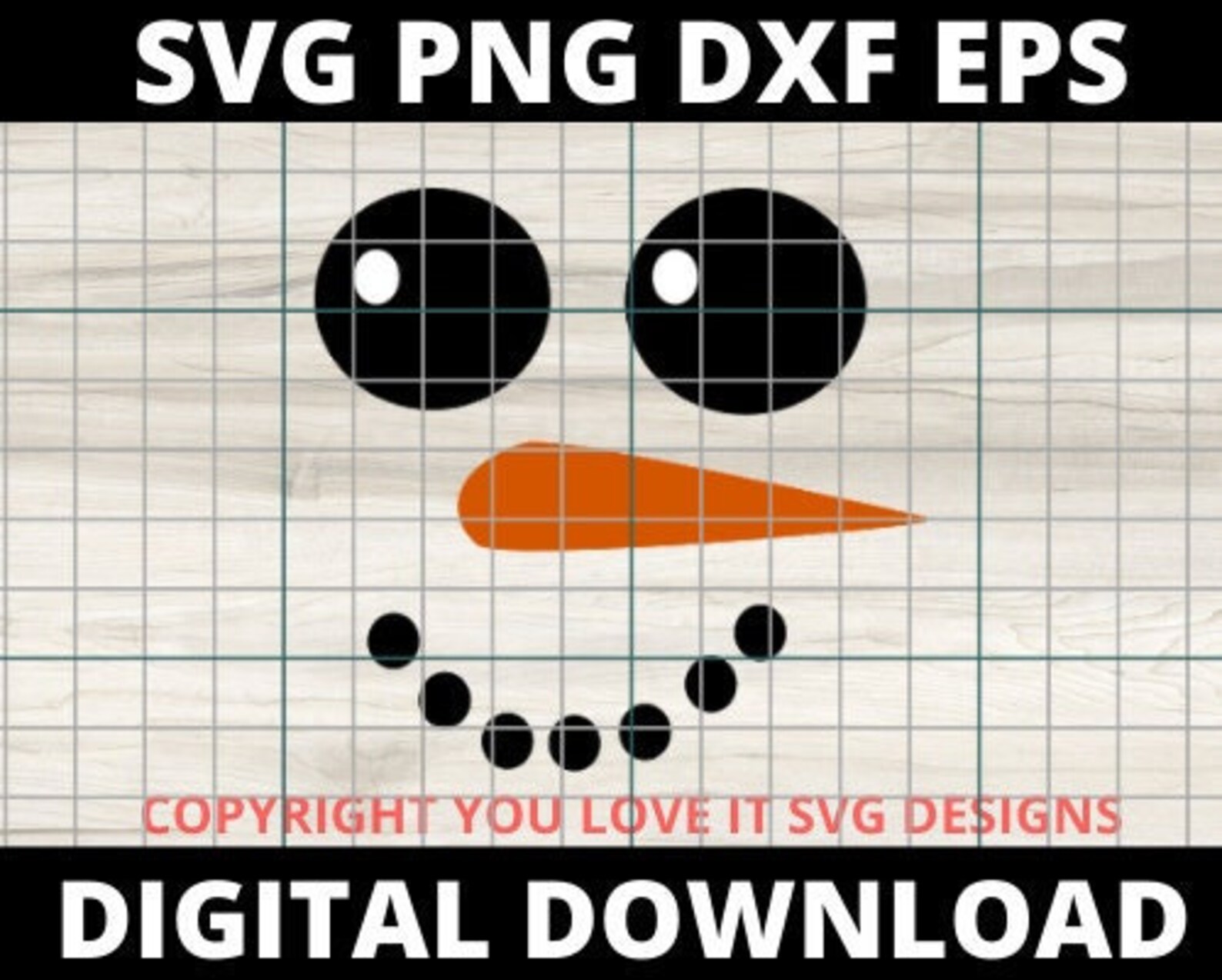Snowman Face Svg Snowman Svg Face Snowman Svg Face Svg - Etsy