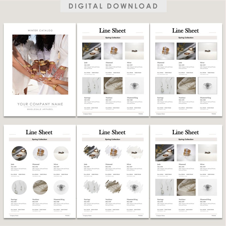 Auto Line Sheet Wholesale Line Sheet Automated Excel Workbook Retail ...