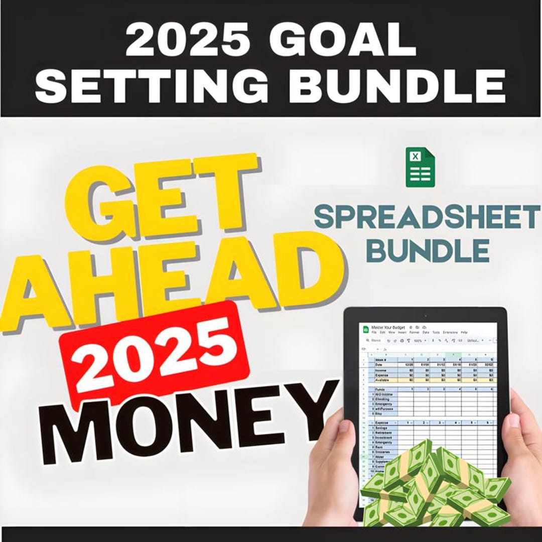 2025 Budget Goal Setting Bundle - Etsy