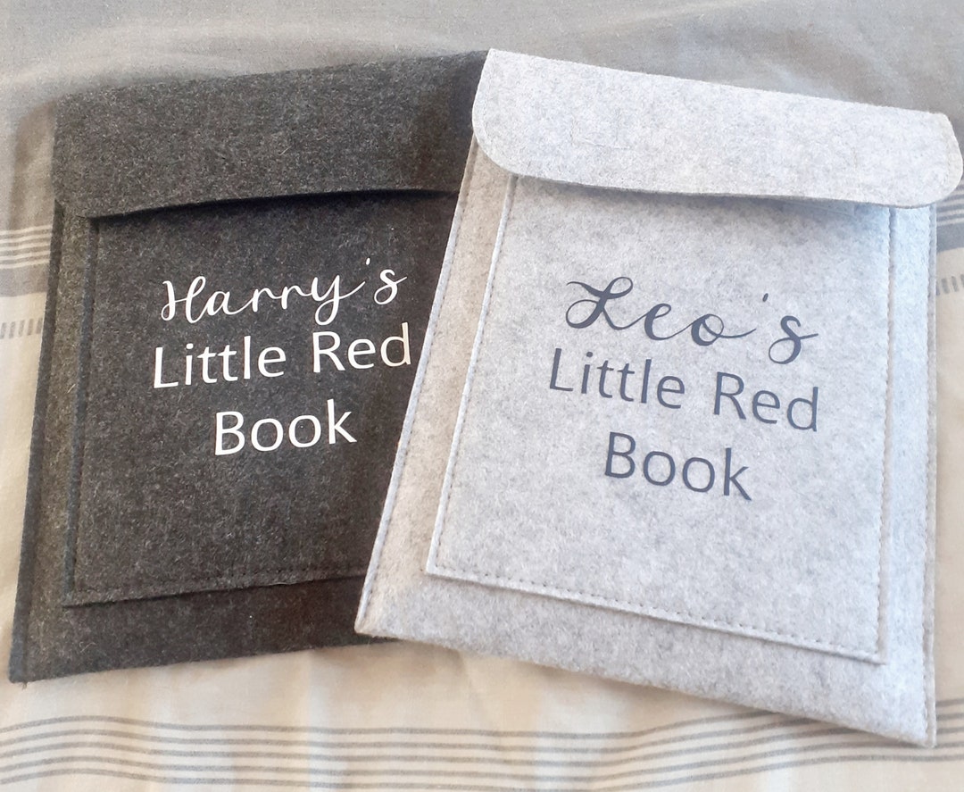 Little Red Book Cover, Personalised Baby Gifts, Red Book Cover, Baby ...