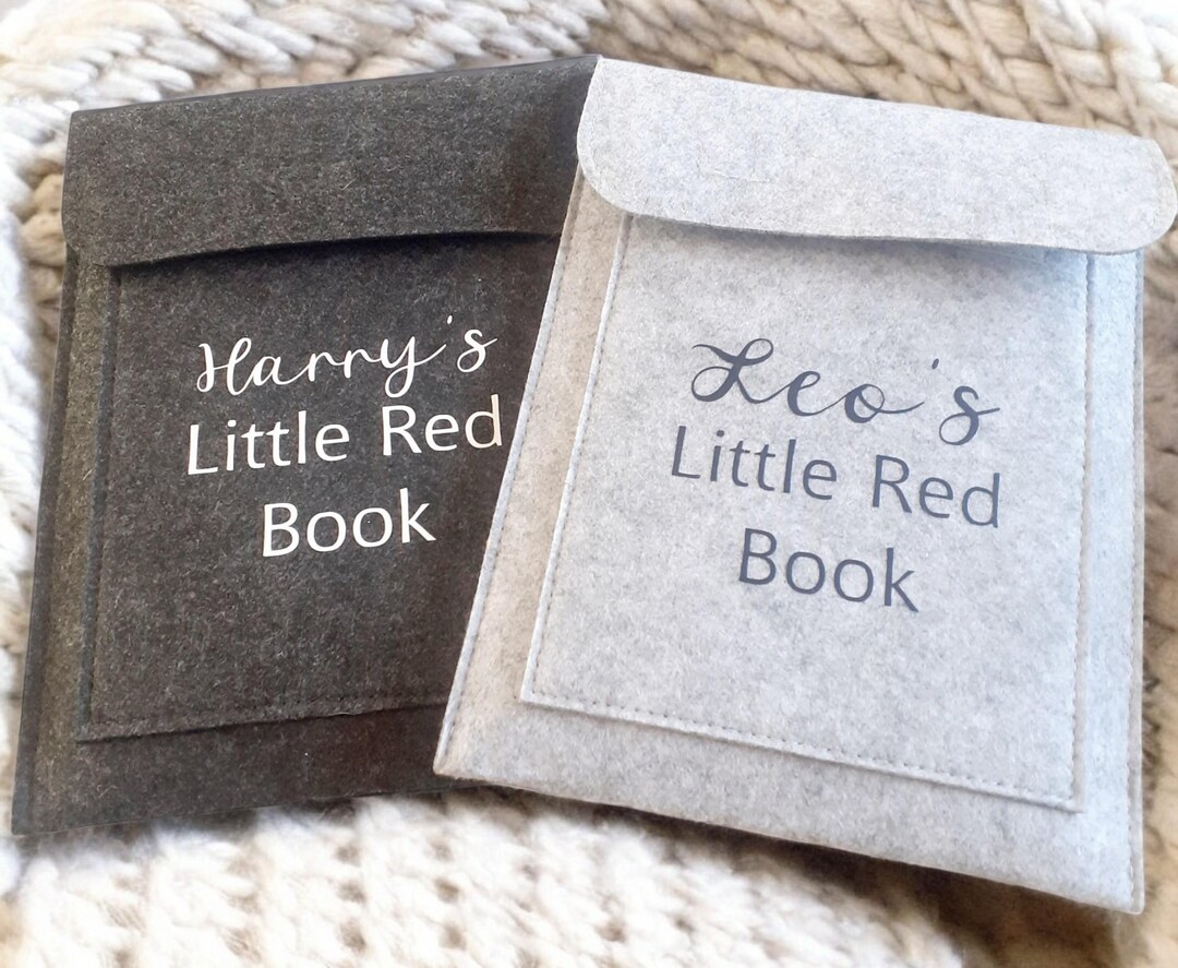 Little Red Book Cover, Personalised Baby Gifts, Red Book Cover, Baby ...