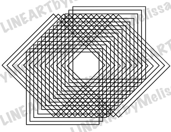 Geometric Square Print DIGITAL DOWNLOAD - Etsy