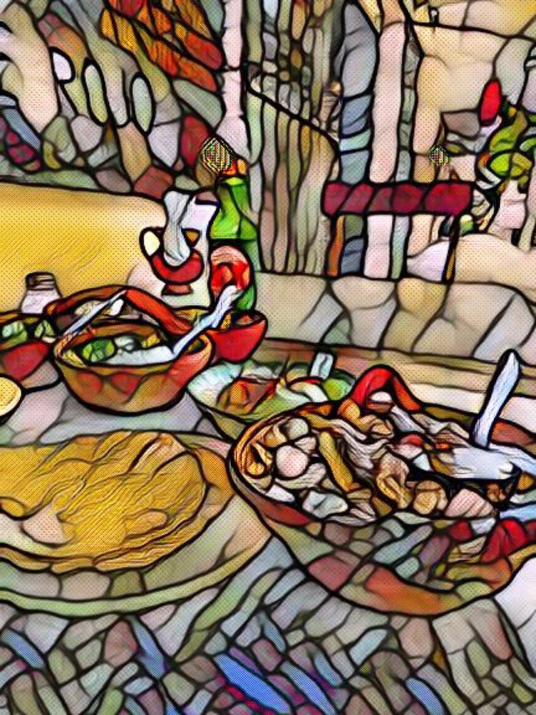 Street Food Art Instant Download Art for Kitchen Print on Demand ...