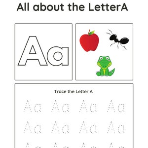 Printable Handwriting Pages and Bonus Letter Coloring Pages for Kids ...