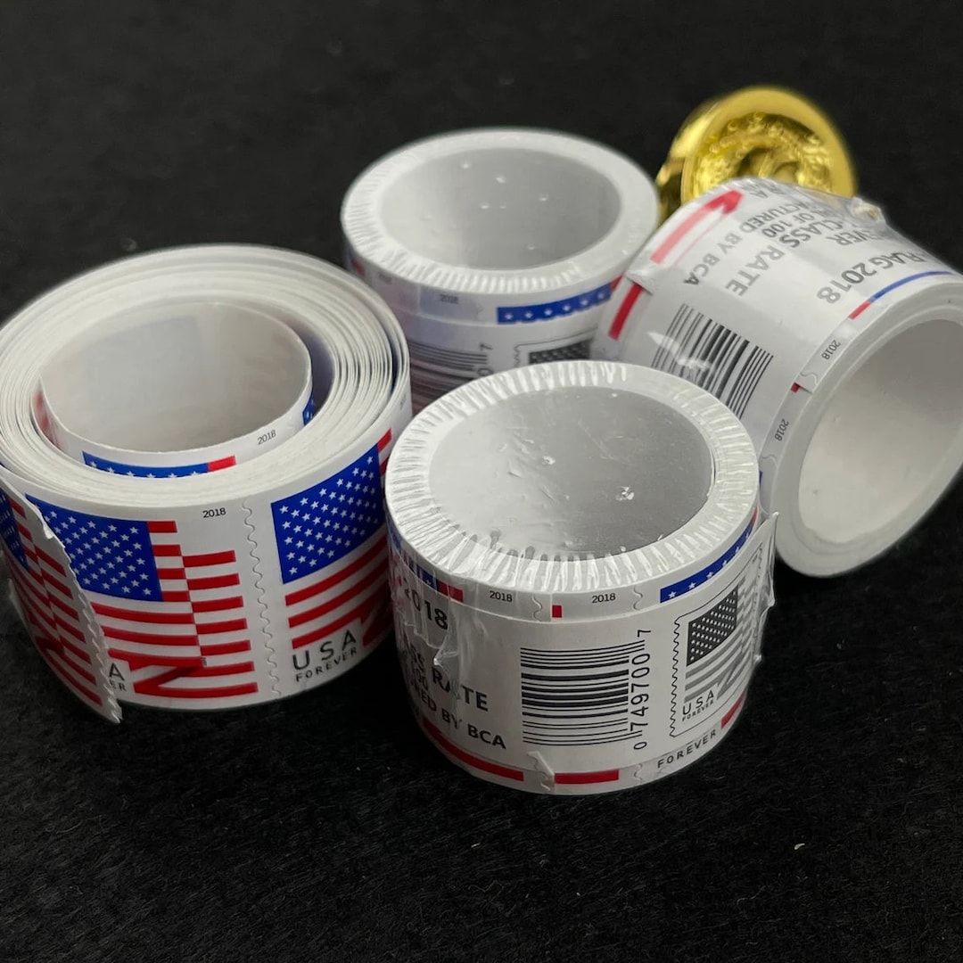 10 Rolls of 1000 Forever Stamps Flag Stamps Fast Shipping - Etsy