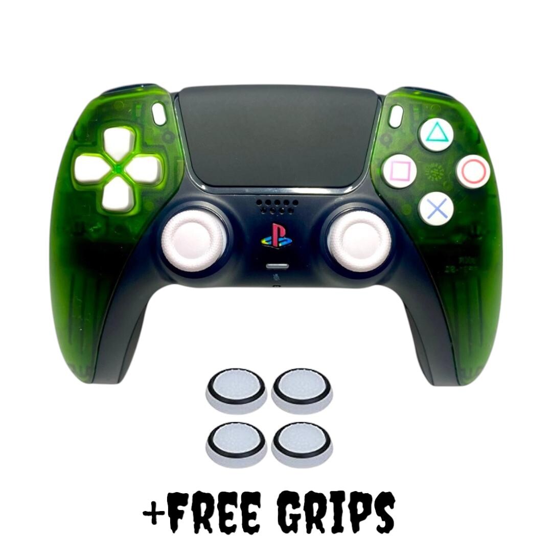 Emerald Green Custom PS5 Controller – Soft-touch Playstation 5 ...