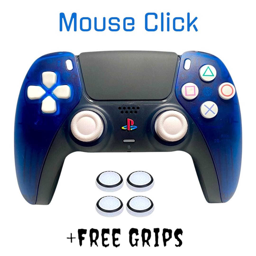 Ocean Blue Retro X NEW Mouseclick Face Buttons Dualsense Playstation 5 ...