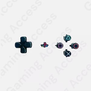 Ps5 Controller (retro Themed Buttons, D-pad. Power Button) PS5 ...