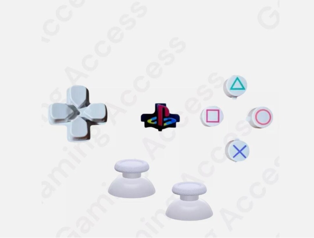 Ps5 Controller Custom Buttons Retro Power Button - Etsy