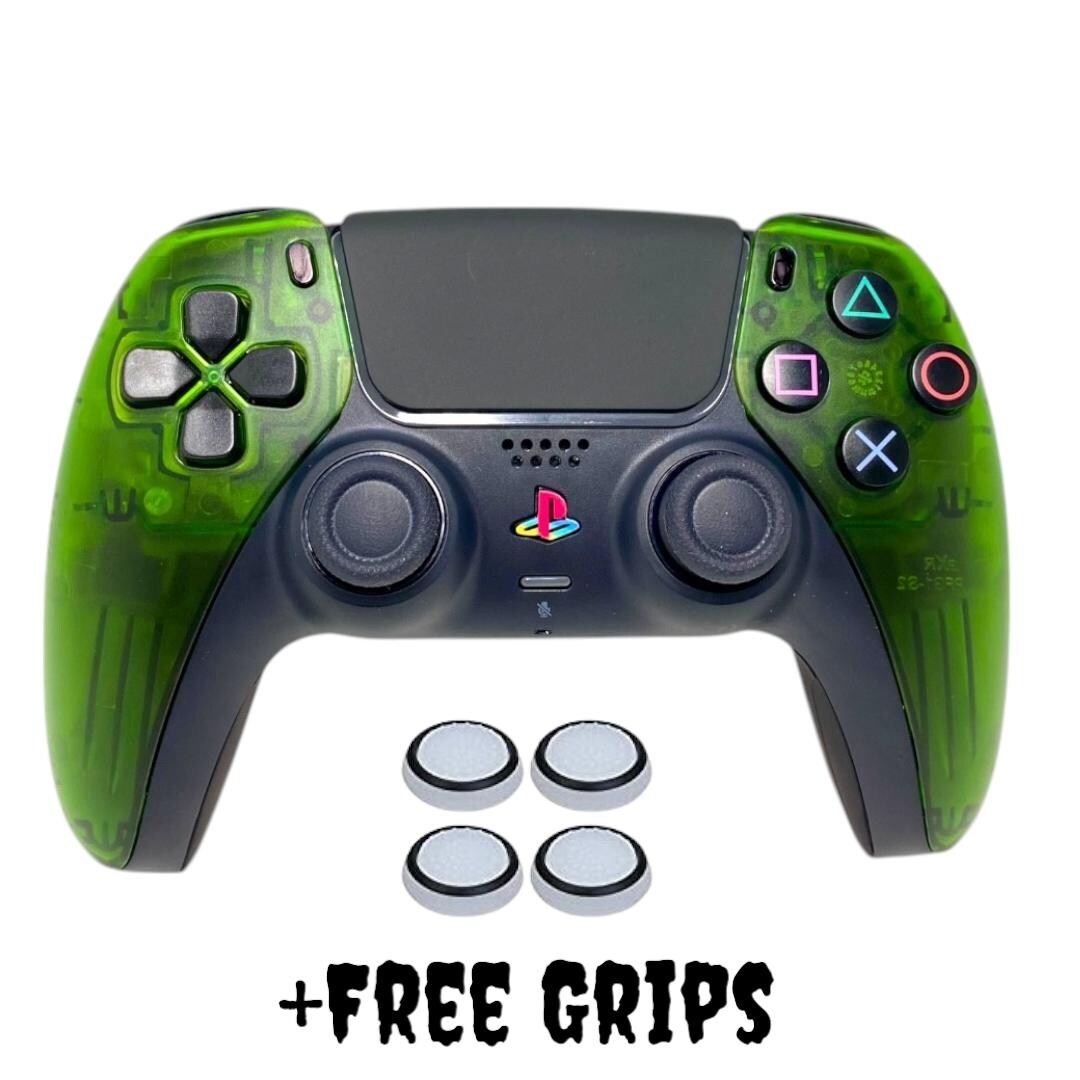 PS2 Emerald Green Dualsense Retro Custom PS5 Controller X Playstation 5 ...