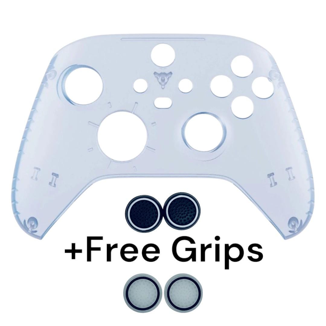 Transparent ICE Xbox Series XS Controller Soft Touch Faceplate Shell ...