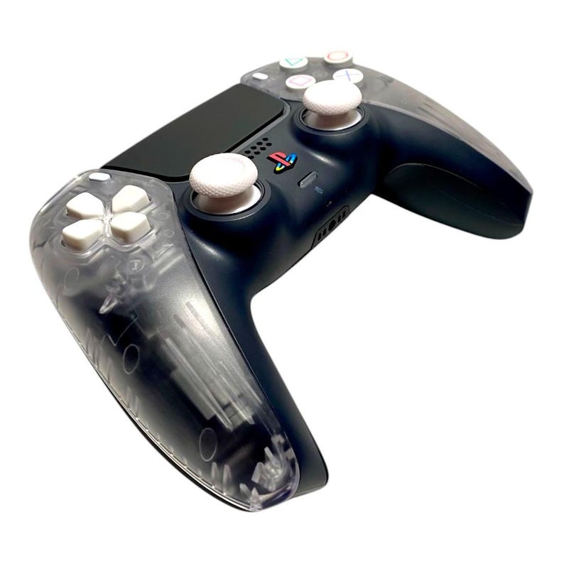 PS2 Crystal ICE Retro X NEW Mouseclick Face Buttons Dualsense ...