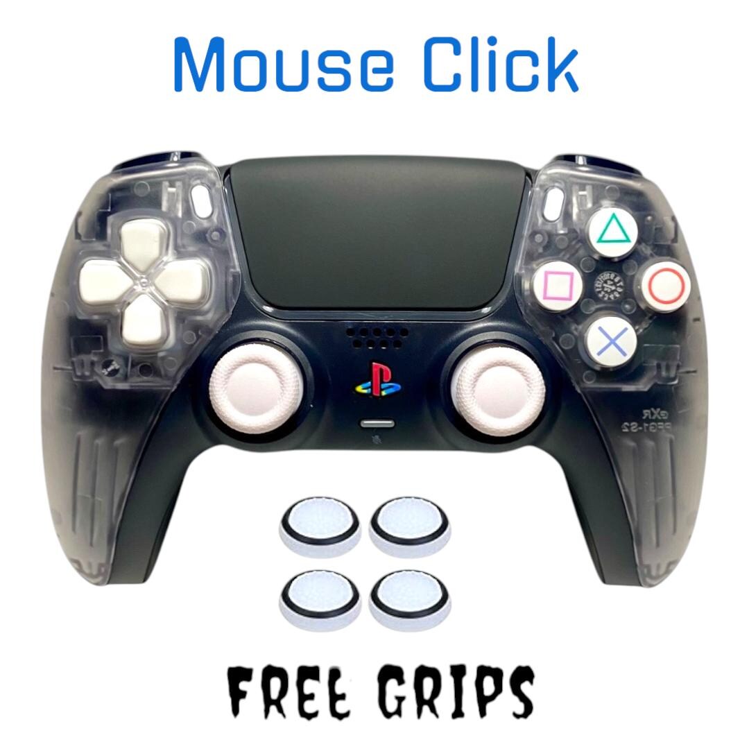 PS2 Crystal ICE Retro X NEW Mouseclick Face Buttons Dualsense ...