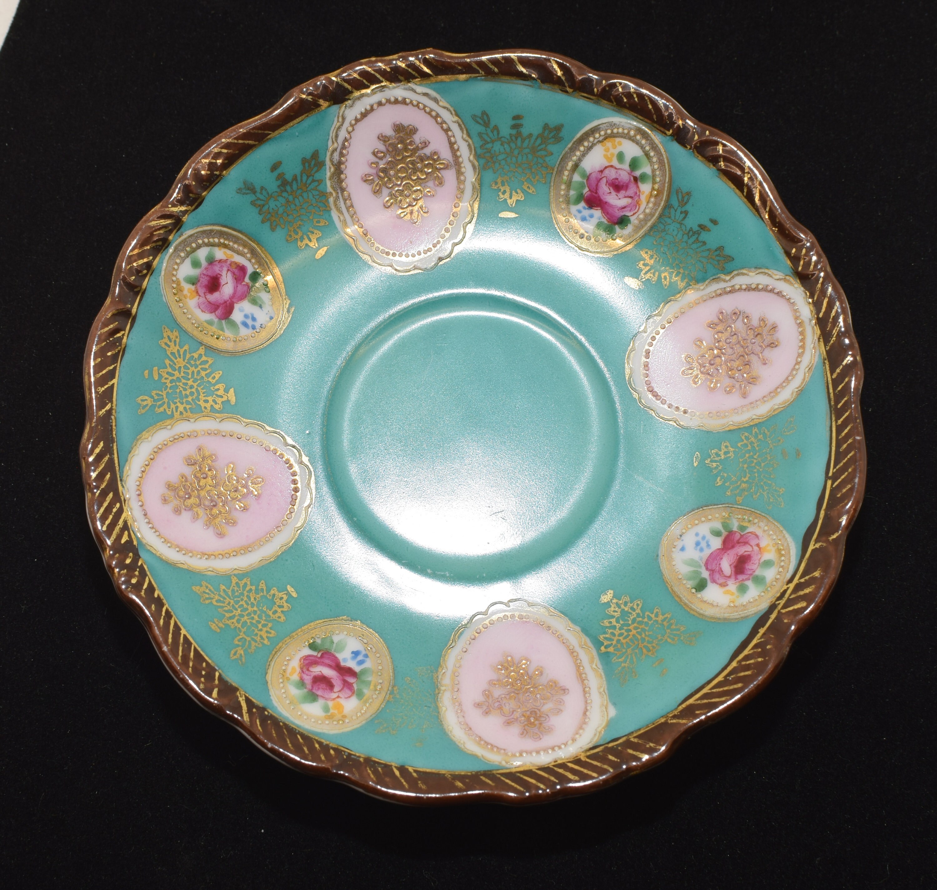 Vintage Saji Occupied Japan Fancy China Small Plate - Etsy