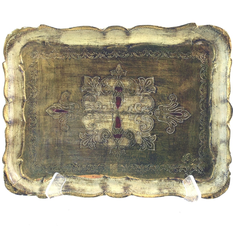 Florentine Toleware Tray - Etsy