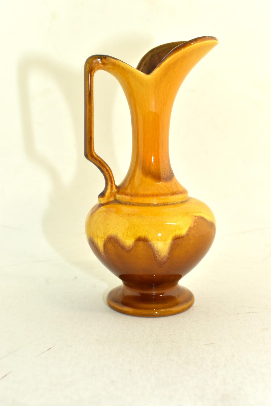 Royal Haeger Pitcher 8180 Gold and Brown Finish - Etsy