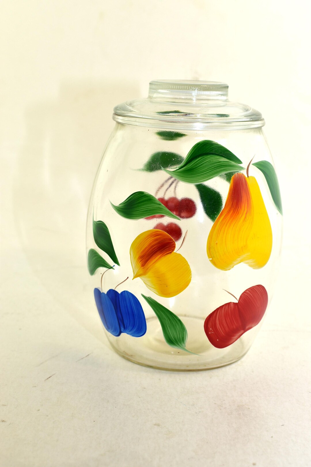 Bartlett Collins Hand Painted Cookie Jar With Lid - Etsy