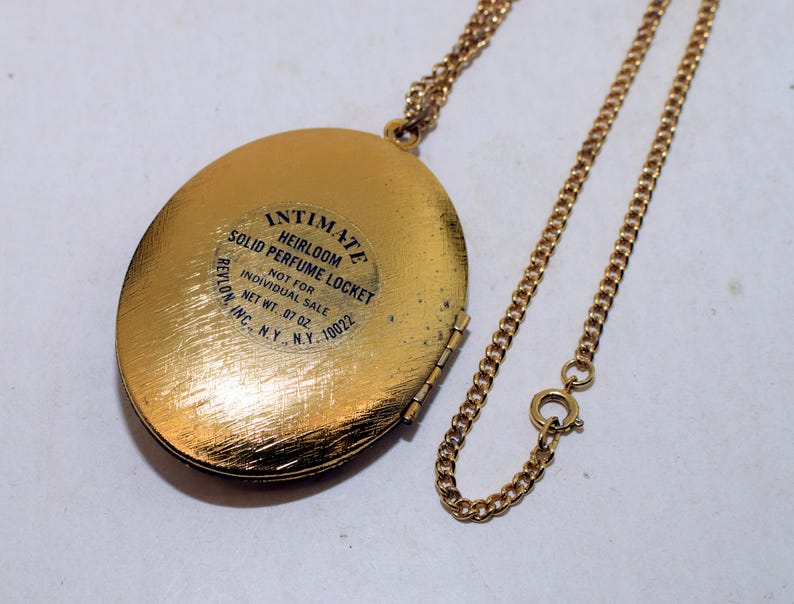 Intimate Heirloom Solid Perfume Locket - Etsy