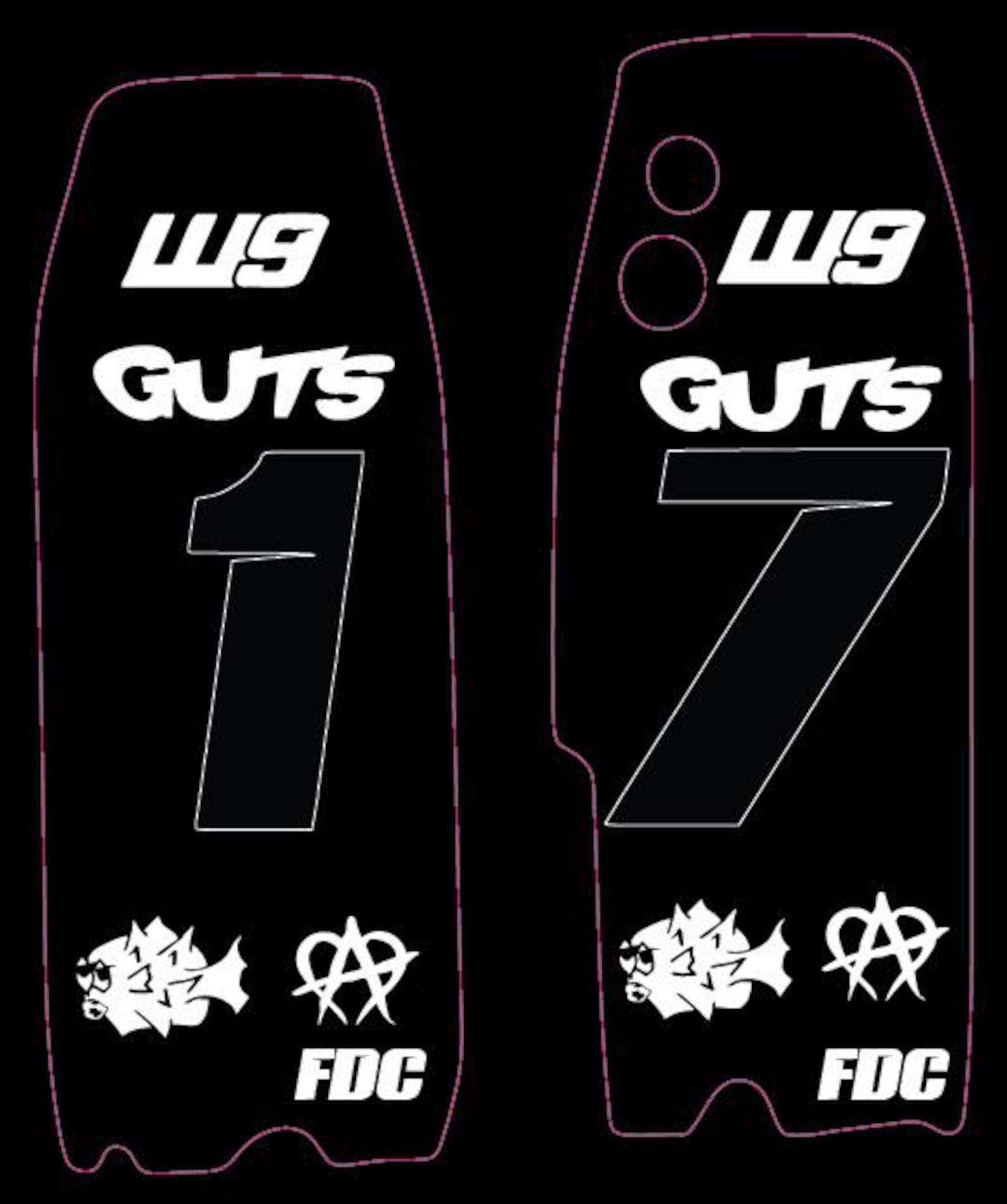 Tuttio Forkguard Decals - Etsy