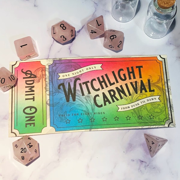 Witchlight Carnival Character Sheets - Etsy