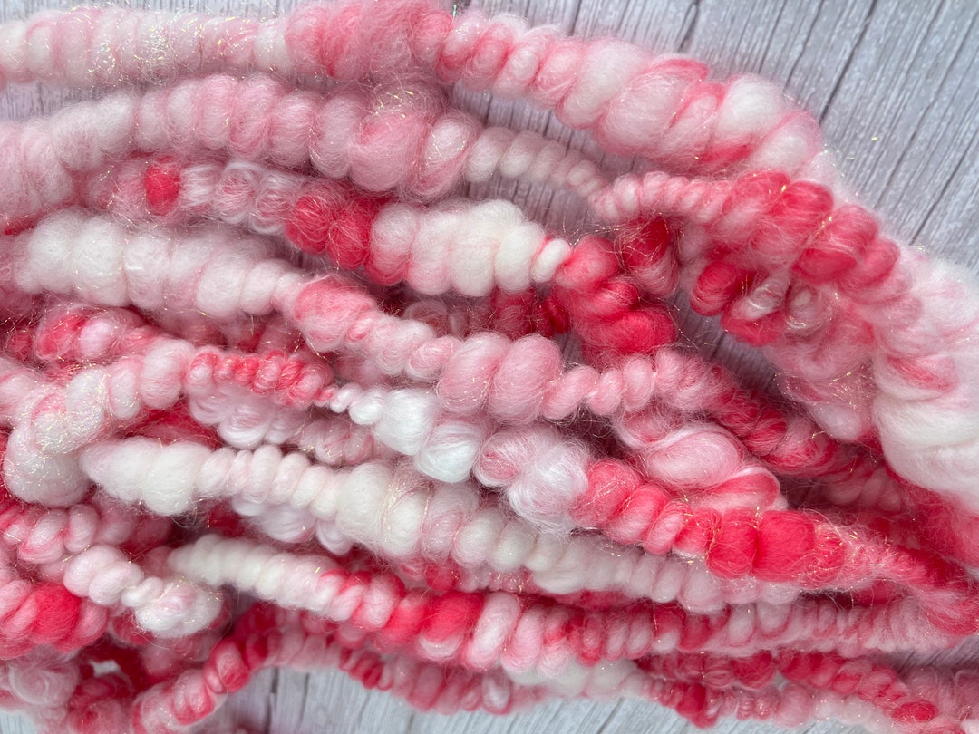 Art Yarn, Hot Pink Art Yarn, Pink Art Yarn, Art Yarn, Yarn for Weaving ...