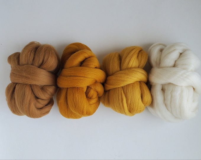 Wool Roving, Wool Roving Bundle, Wool Roving Pack, Fine Merino Wool ...
