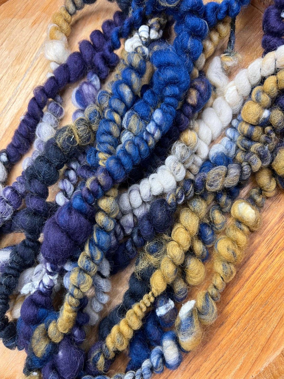 Chunky Yarn, Jumbo Yarn, Jewel Toned Art Yarn, Yarn for Weaving, - Etsy