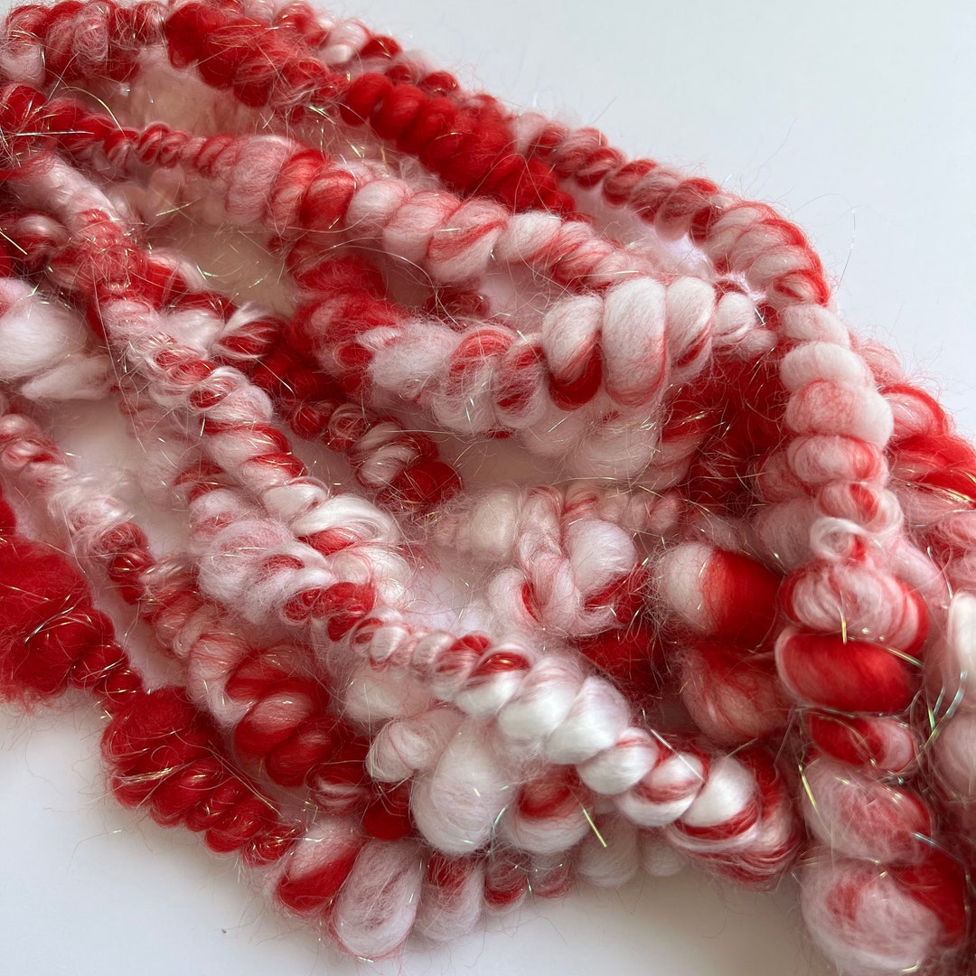 Art Yarn, Jumbo Yarn, Valentine's Yarn, Valentine Art Yarn, Red and ...