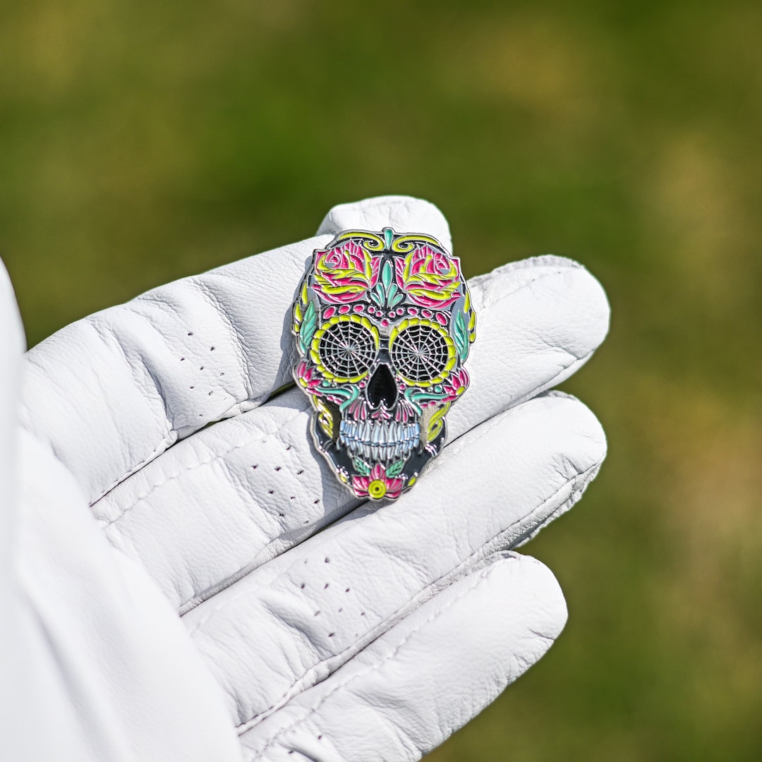 Sugar Skull - Golf Ball Marker - Etsy