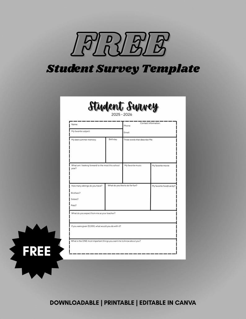 Editable Class Syllabus Template: Middle & High School, Back to School ...