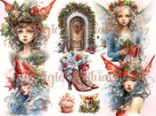 Dangles Alphabet Upper & Lower Case Personal and Limited Commercial Use ...