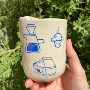 PREORDER Ceramic Travel Mug, Handmade Pottery Coffee Tea Cup, Ceramic ...