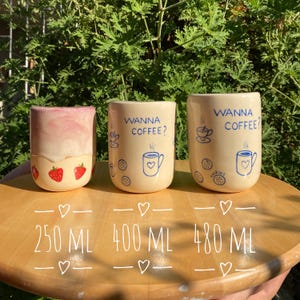 PREORDER Ceramic Travel Mug, Handmade Pottery Coffee Tea Cup, Ceramic ...