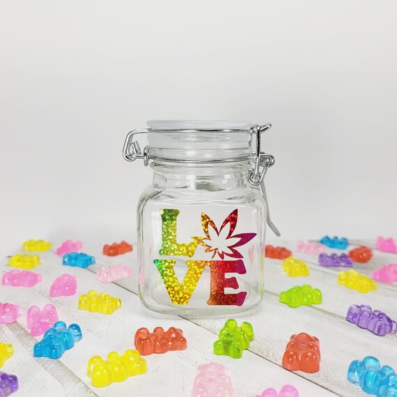 Smell Proof Stash Jar Glass Weed Jar Airtight Herb Jar - Etsy
