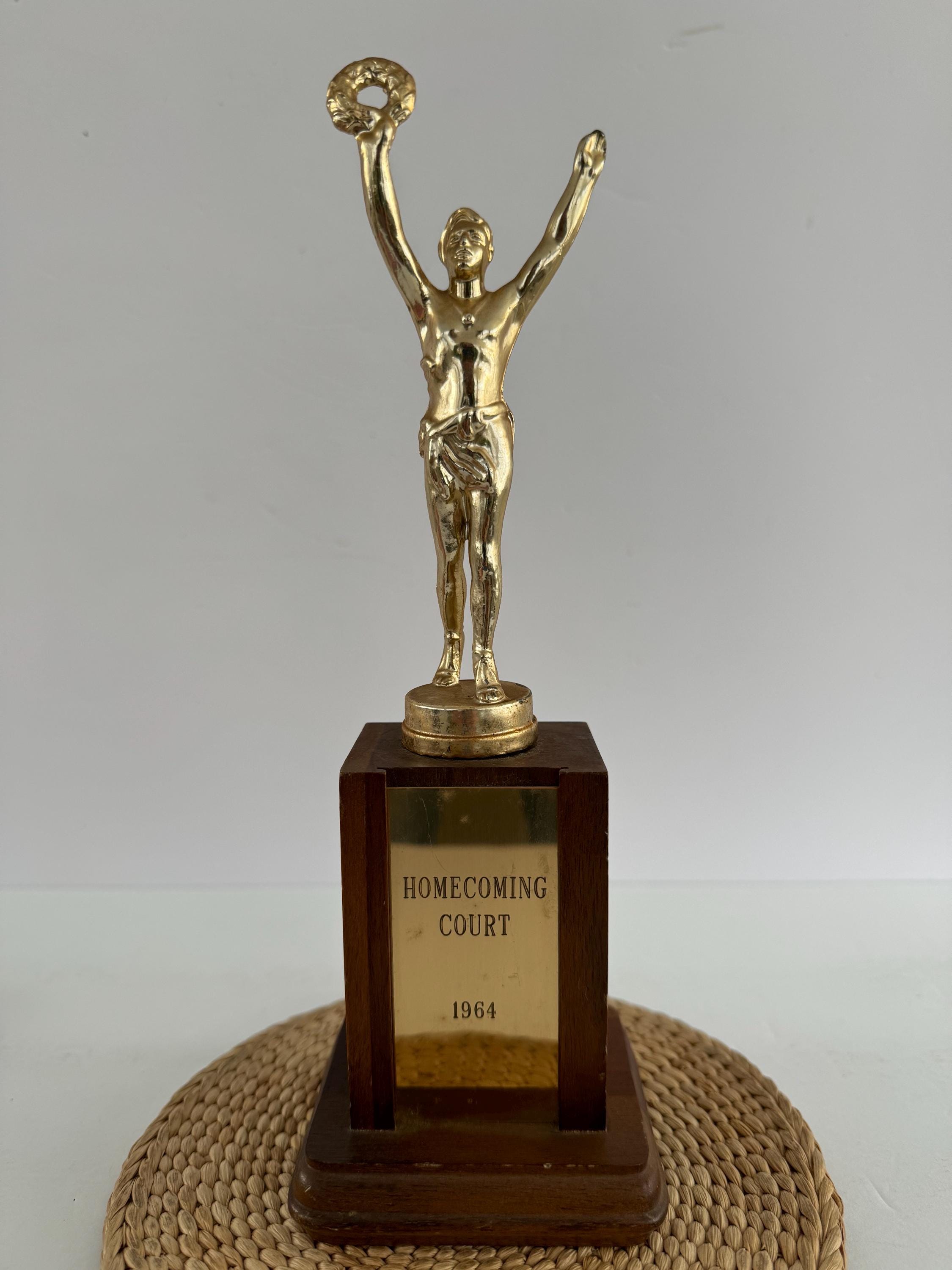 Vintage Trophy Homecoming Court 1964 Wood and Metal - Etsy