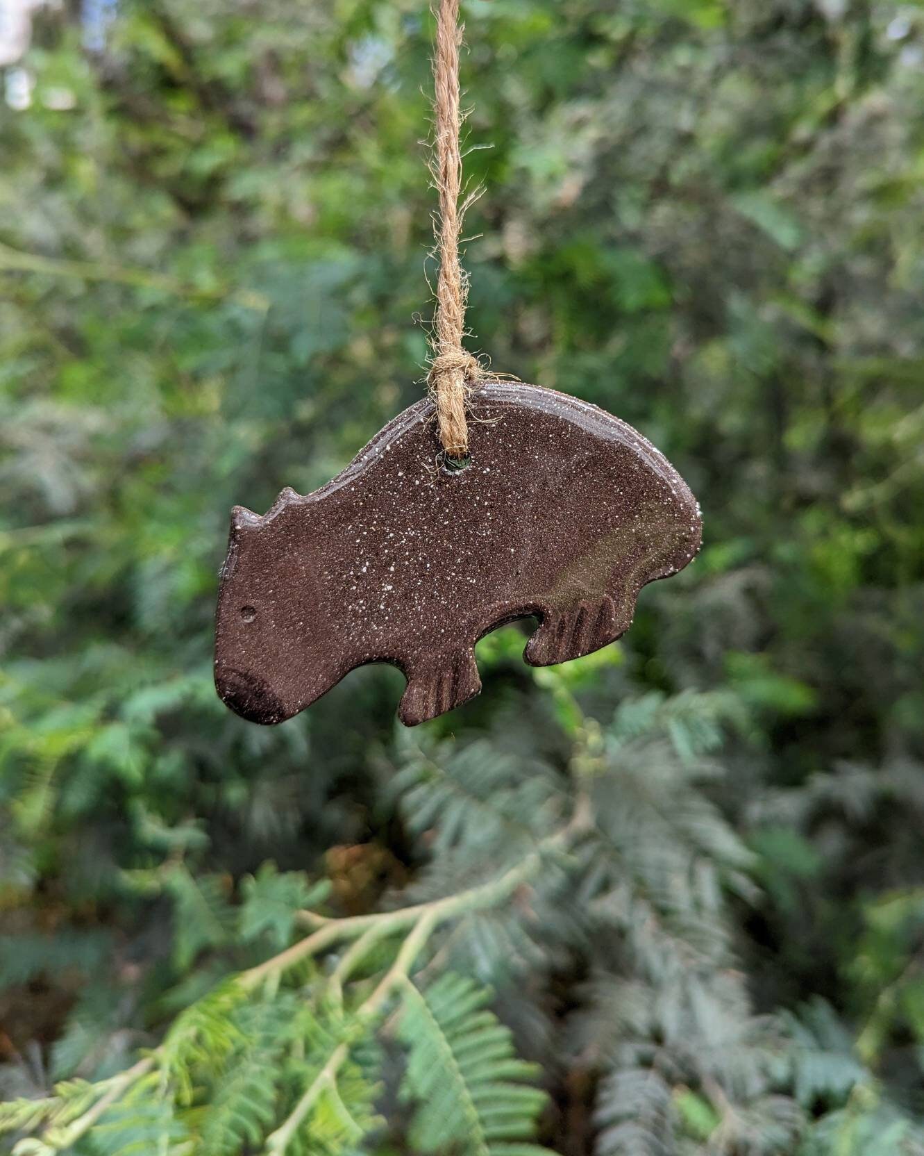 Wombat Native Australian Wildlife Decorations by GEO Handmade Ceramic ...
