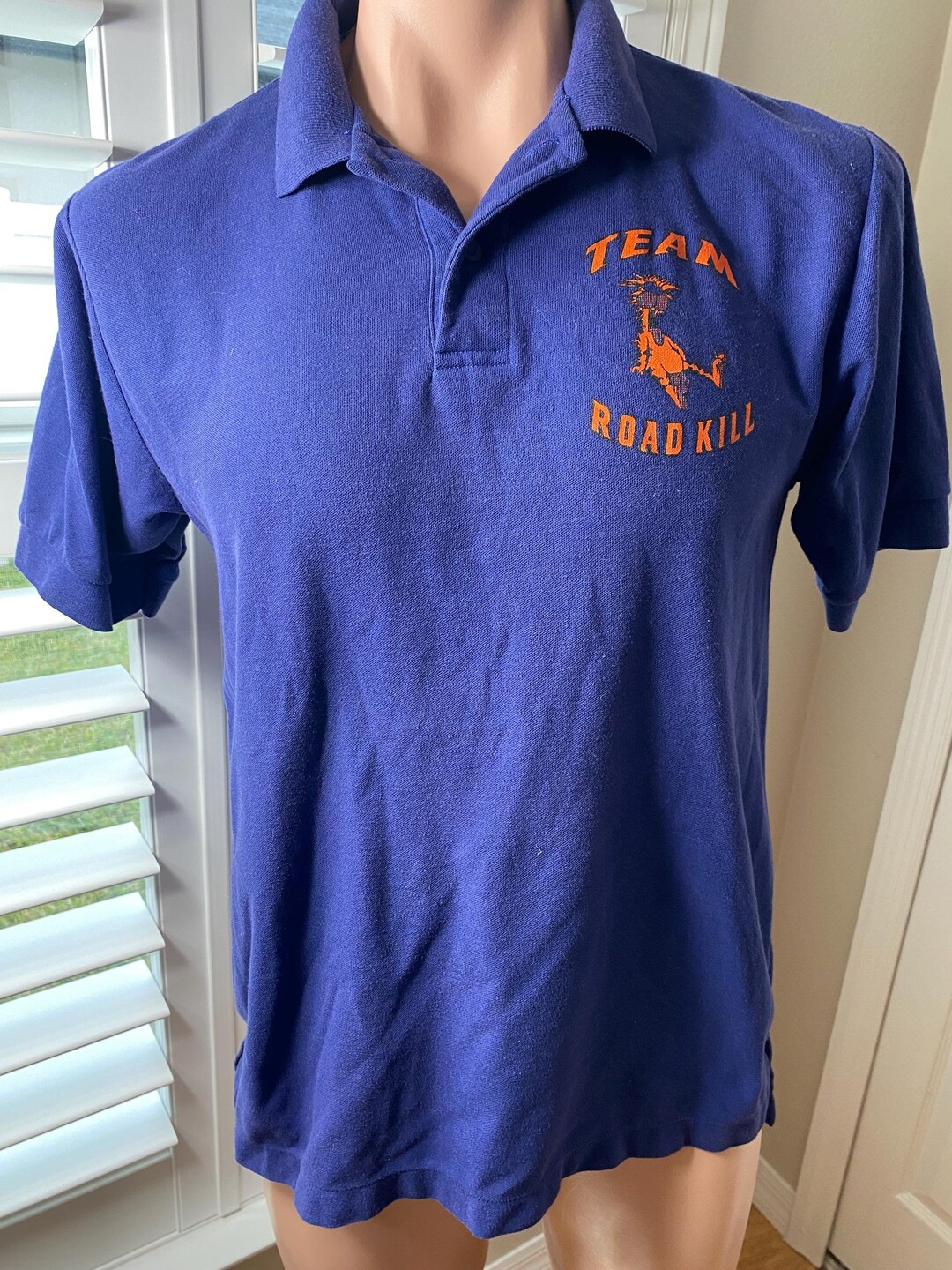 Vintage 80s Levi's Team Roadkill Navy Blue Polo Shirt Mens Large L - Etsy