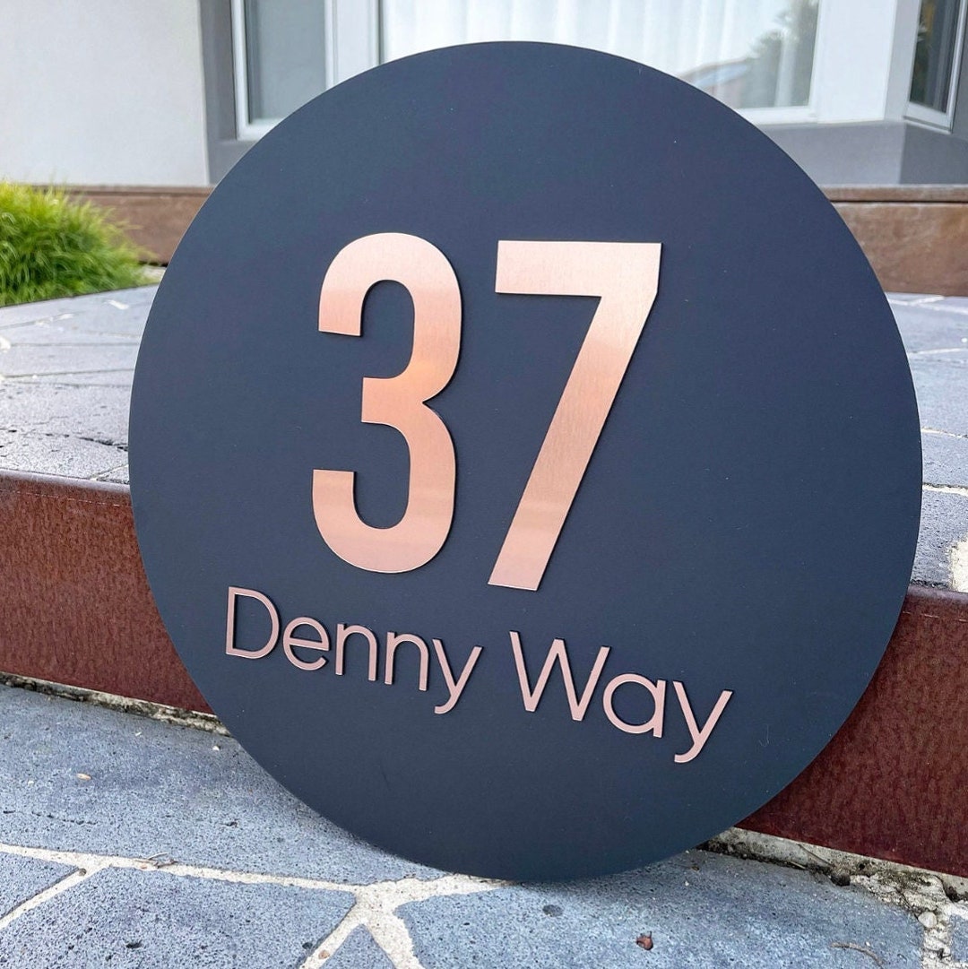 House Numbers | Premium House Number Signs | Housewarming Gift ...